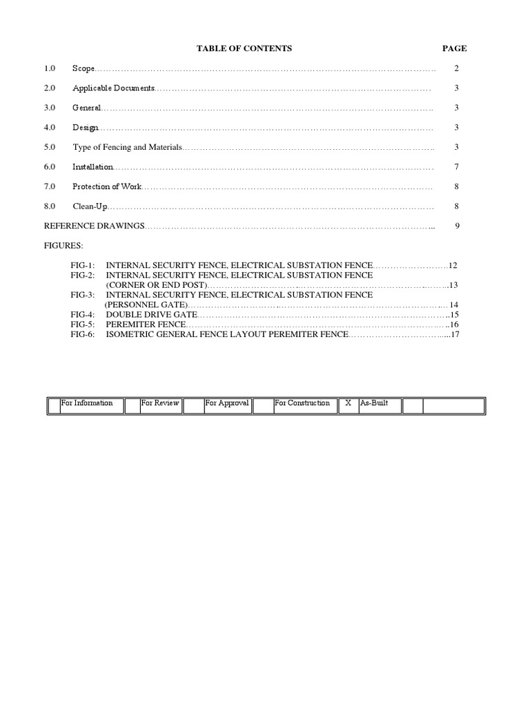 Table of Contents Page | PDF | Galvanization | Specification (Technical Standard)