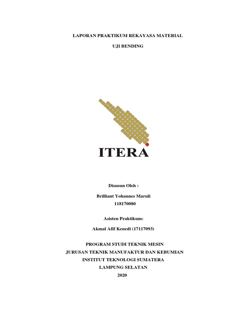Uji Bending: Modulus Elastisitas & Kekuatan Flexural | PDF | Sains ...