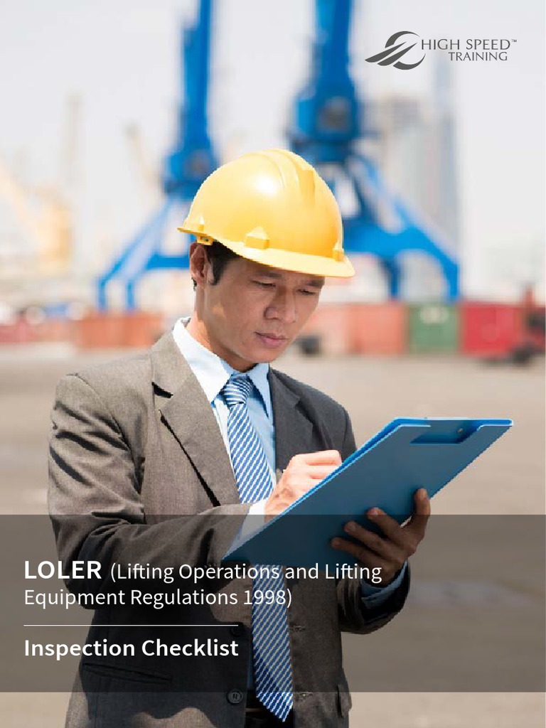 LOLER Inspection Checklist Sheet | PDF | Risk Assessment | Risk