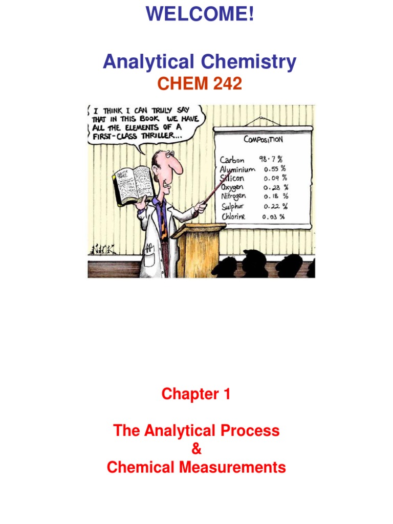 Analytical Chemistry Essentials | PDF | Mole (Unit) | Analytical Chemistry