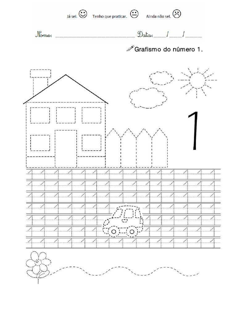 Grafismo Numeros 1 | PDF
