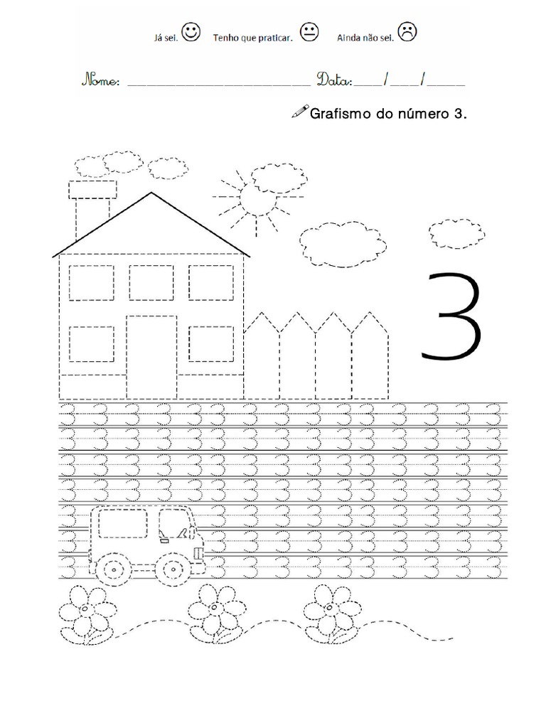 Grafismo Numeros 3 | PDF
