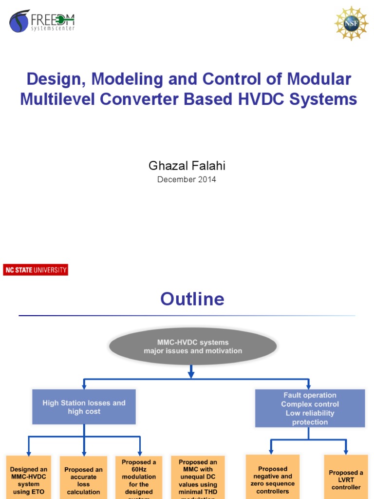 Design, Modeling and Control of Modular Multilevel Converter Based HVDC ...