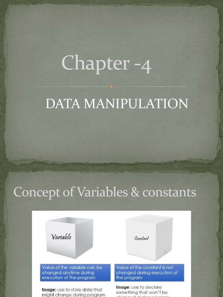Chapter 4 Variables Download Free Pdf String Computer Science Variable Computer Science