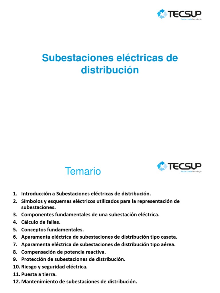 Sesión 2 - Subestaciones Eléctricas de Distribución PDF | PDF | Transformador | Aislador ...
