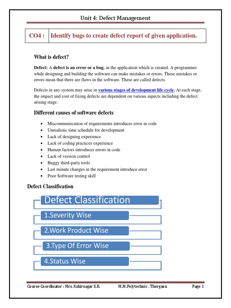 Understanding Defect Management: A Comprehensive Guide to Defect ...