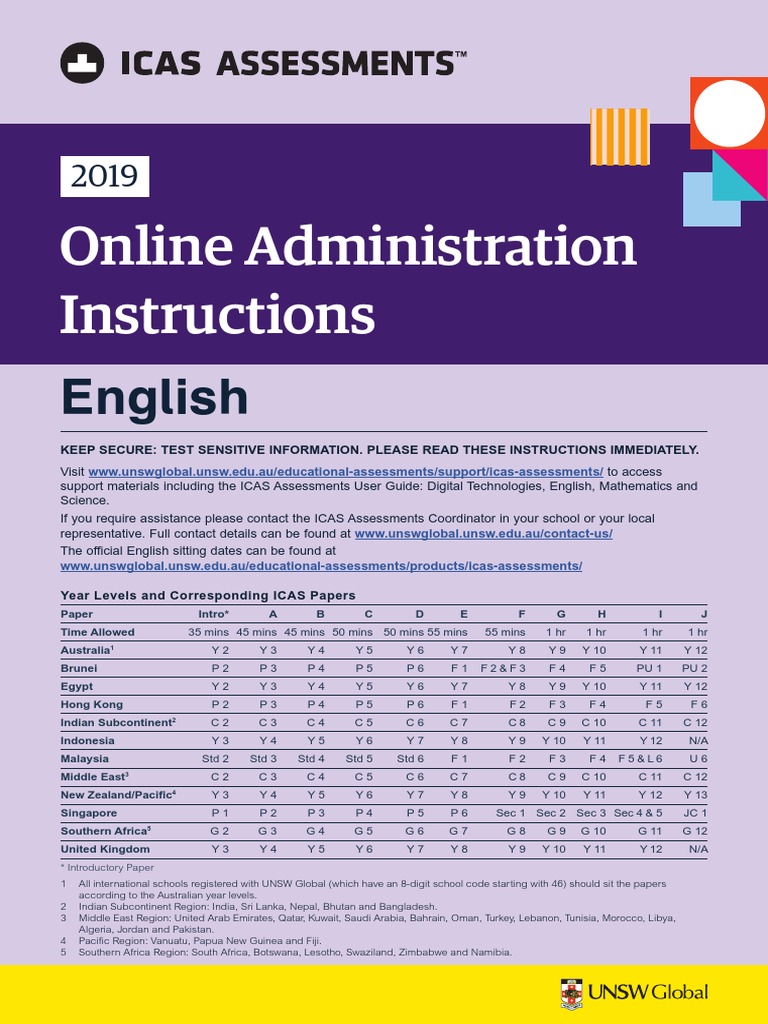 ICAS Administration English Online PDF | PDF | Password | Online And ...