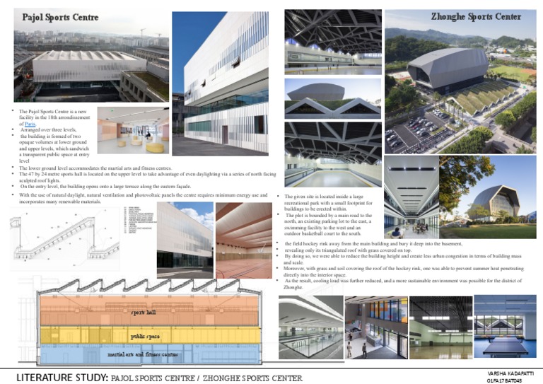 Case Study of Sports Complex | PDF | Environmental Design | Building ...