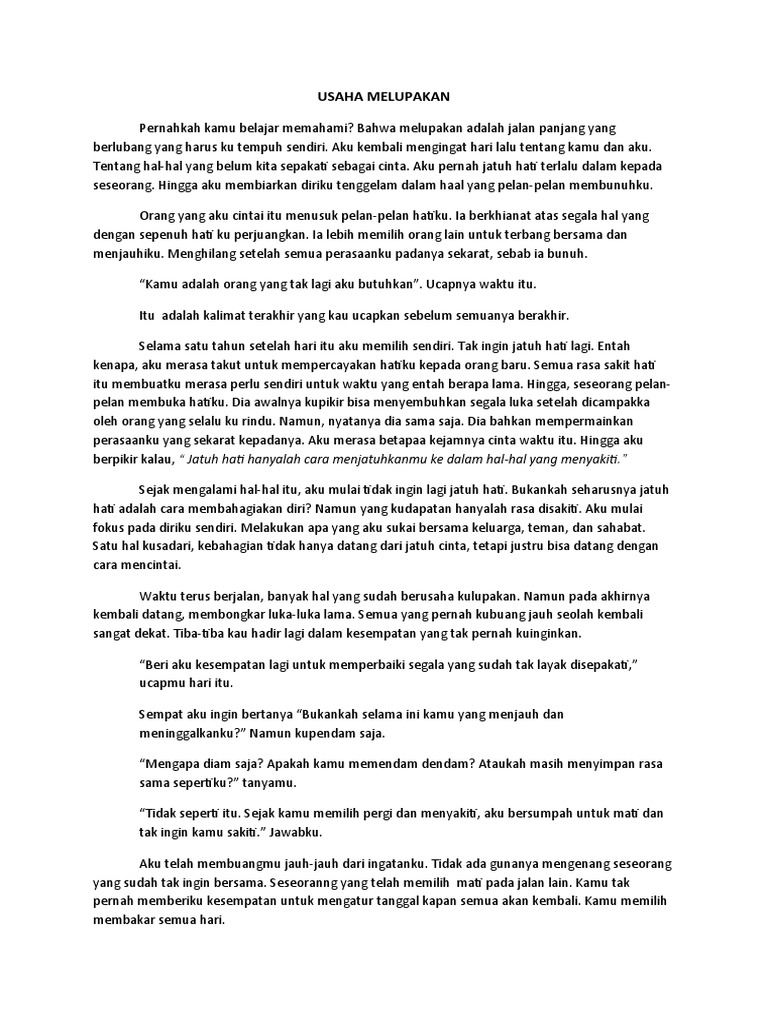 Cerpen Tuti | PDF | Pengembangan Diri | Puisi