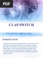 Clap Switch Design and Applications | PDF | Electronic Circuits | Relay