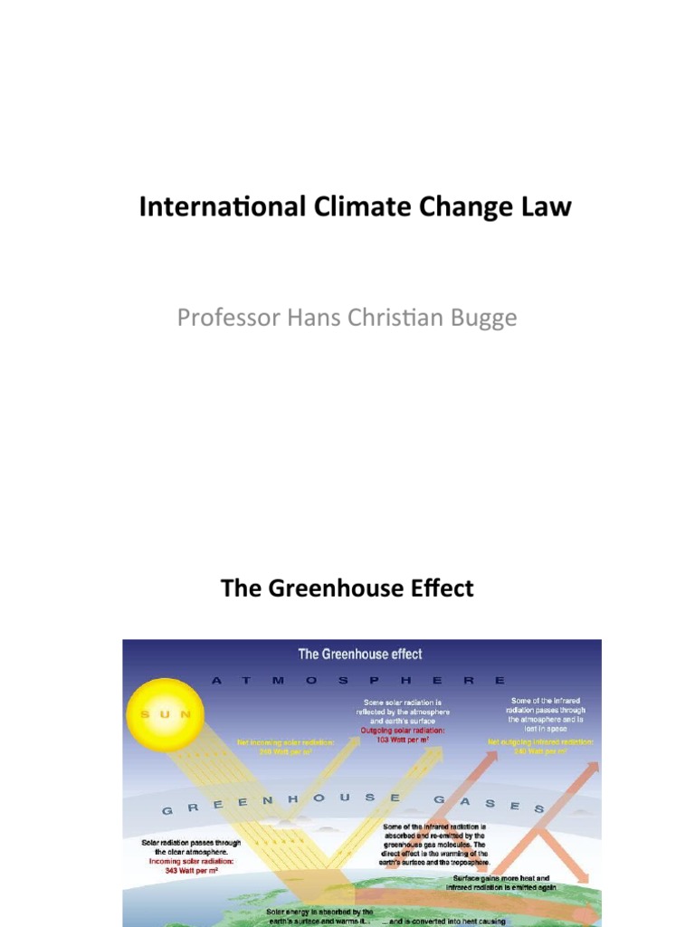 International Climate Change Law: Professor Hans Christian Bugge | PDF ...