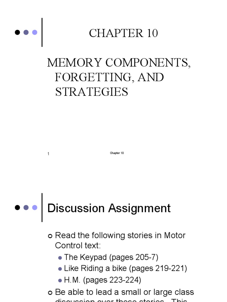 Chapter09 PDF | PDF | Memory | Recall (Memory)