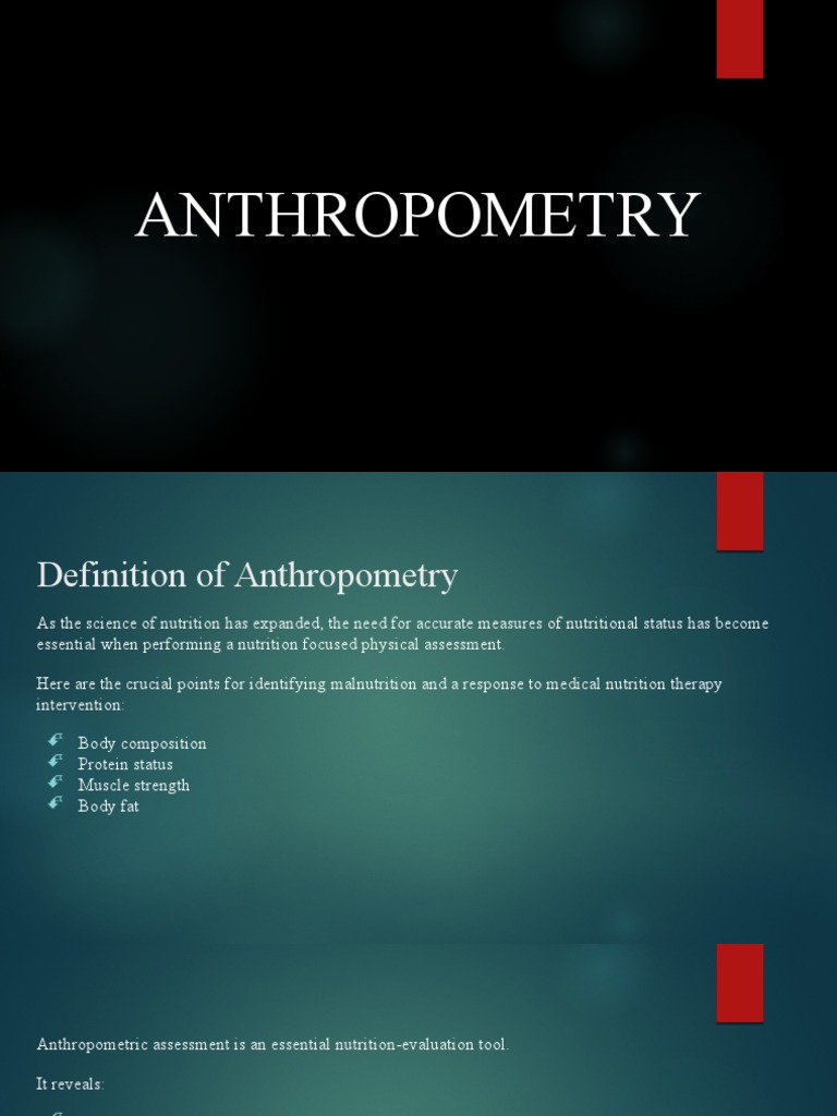 Anthropometric Assessment: Essential Tools for Evaluating Nutritional ...
