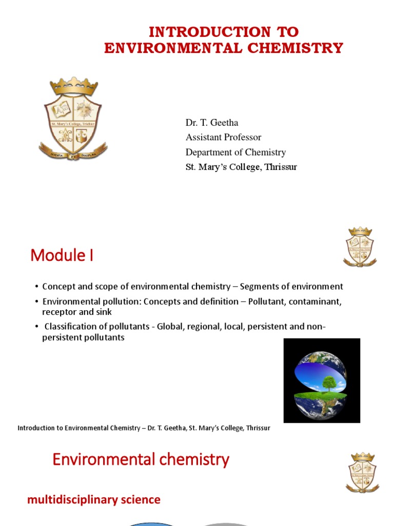Introduction To Environmental Chemistry PDF | PDF | Air Pollution ...