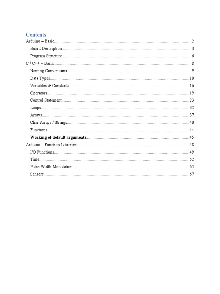 Arduino Workshop With Sln Download Grátis Pdf Array Data Structure Parameter Computer