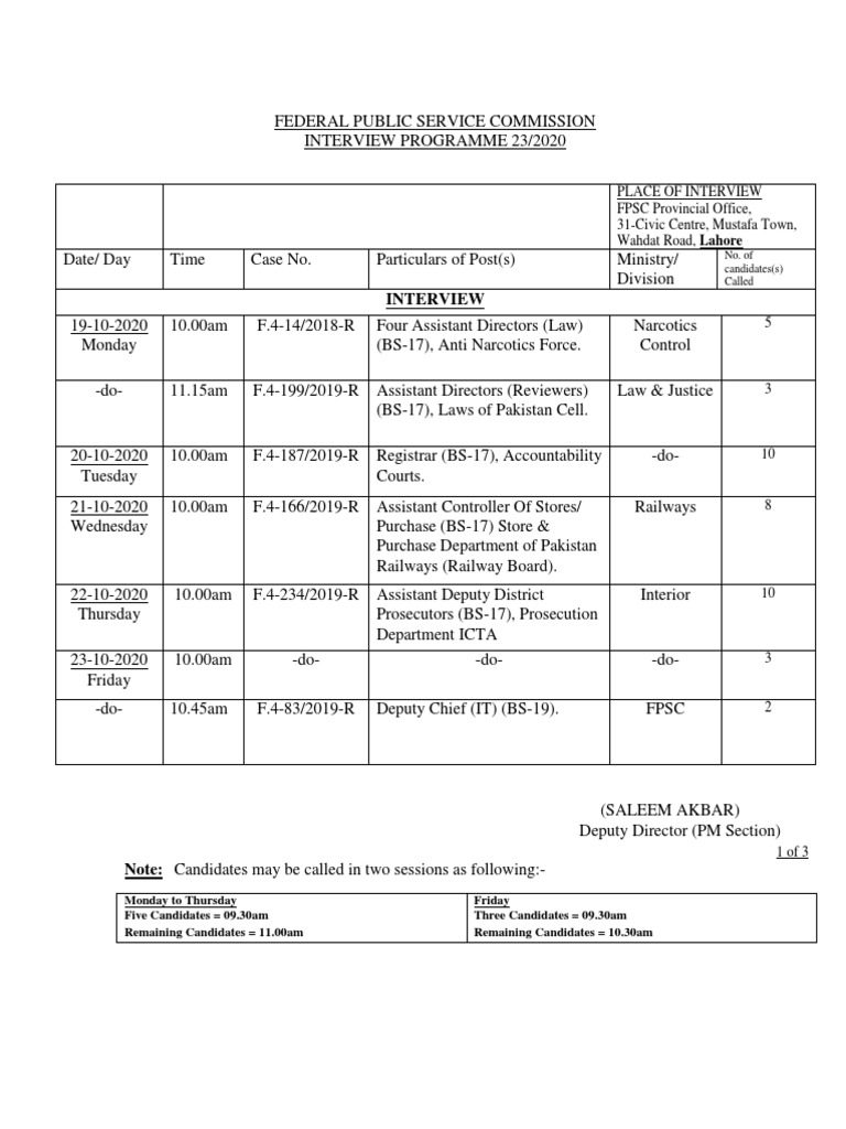 Interview Prog No..23.-2020 (Revised) | PDF | Prosecutor | Politics Of ...