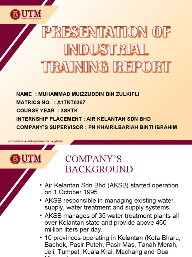 Slide Presentation Internship | PDF