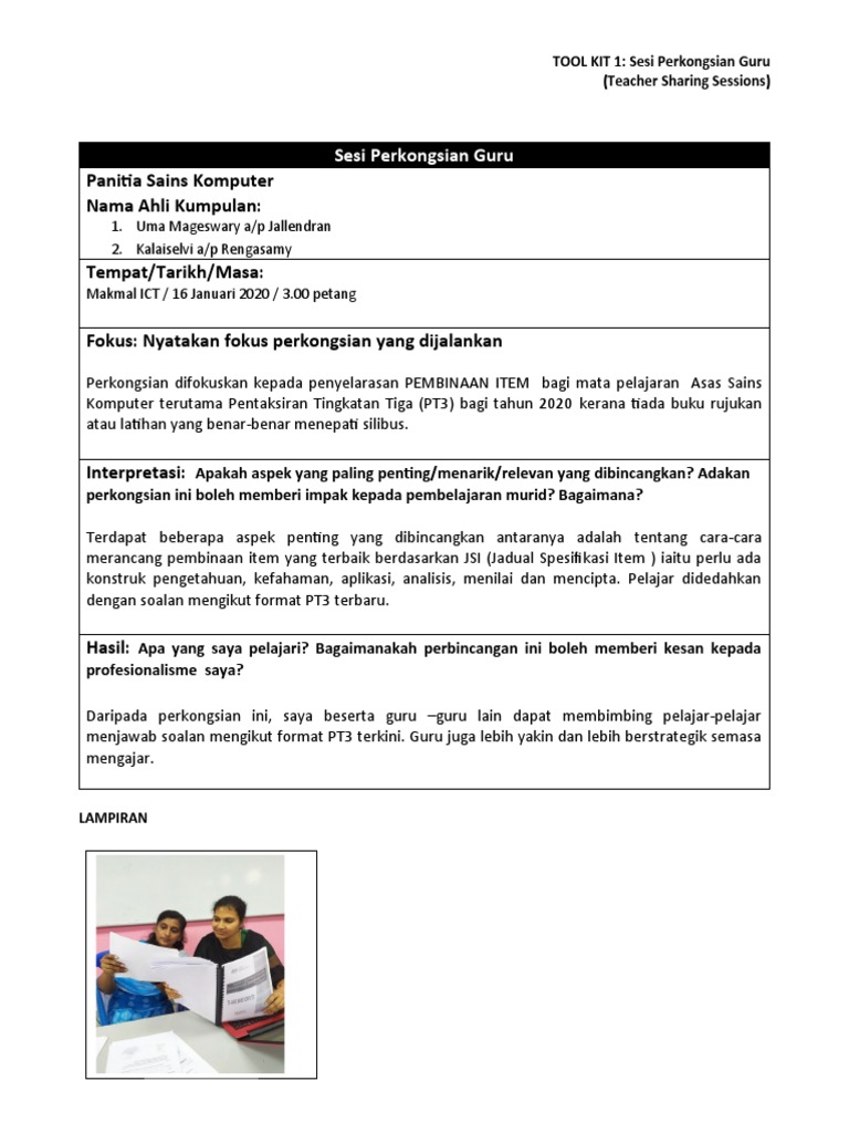 Laporan PLC TSS ASK Sukuan 1 | PDF