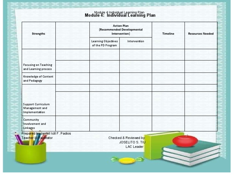 Individual Development Plan Blank | PDF