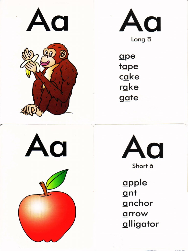 Spectrum Phonics Flashcards | PDF