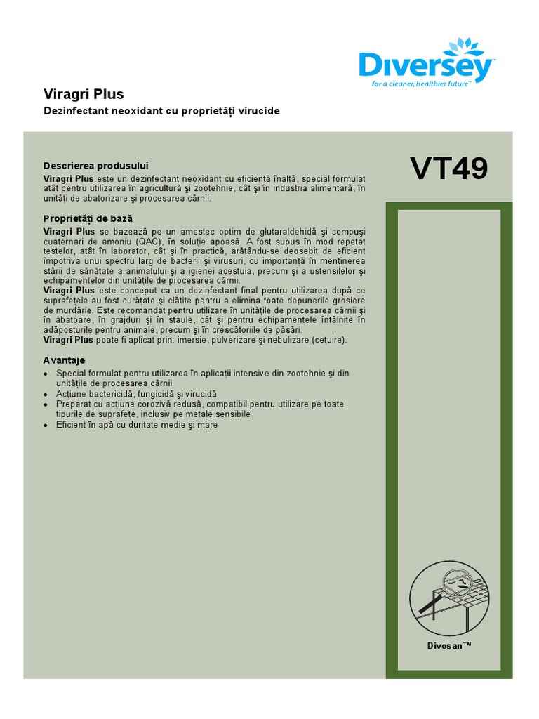 Fisa Tehnica Viragri Plus VT49 | PDF