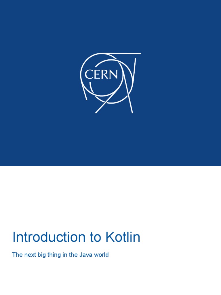 Introduction To Kotlin Pdf Models Of Computation Java Programming Language