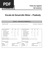 Hammersmith Infant Neurological Examination (Español) | PDF | Rodilla | Pie