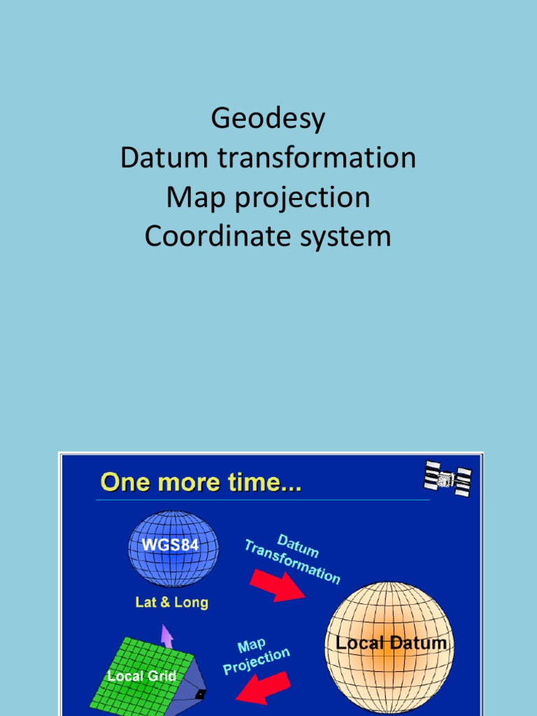 SUG614-Chapter 1c - Datum Transformation PDF | PDF | Latitude | Geodesy