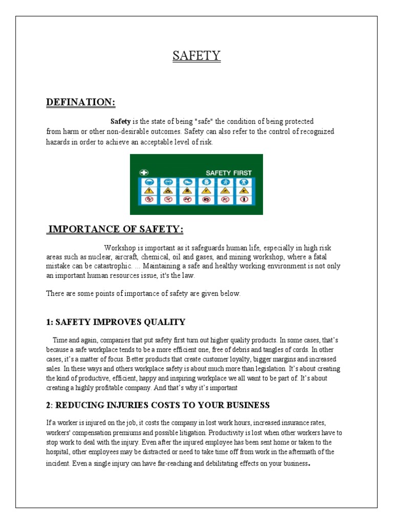 Safety | PDF | Personal Protective Equipment | Occupational Safety And ...