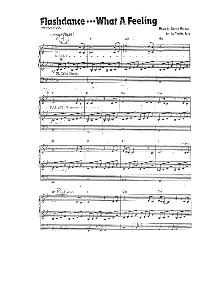 Flashdance What A Feeling PDF | PDF