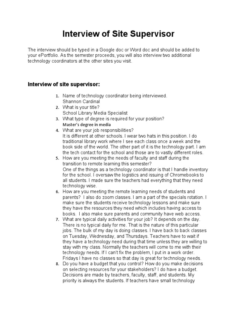 Insights from Technology Coordinators | PDF | Educational Technology ...