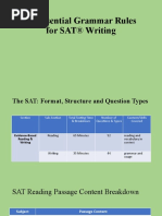 SAT Grammar Rules | PDF