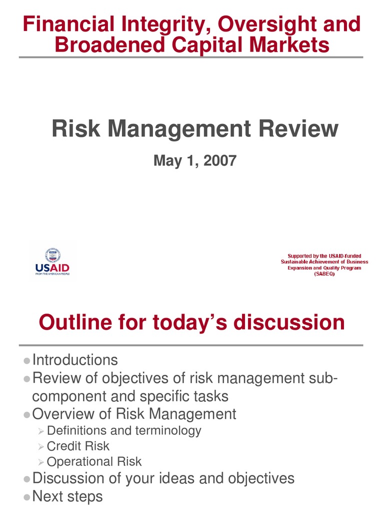 Financial Risk Management | PDF | Risk Management | Financial Capital
