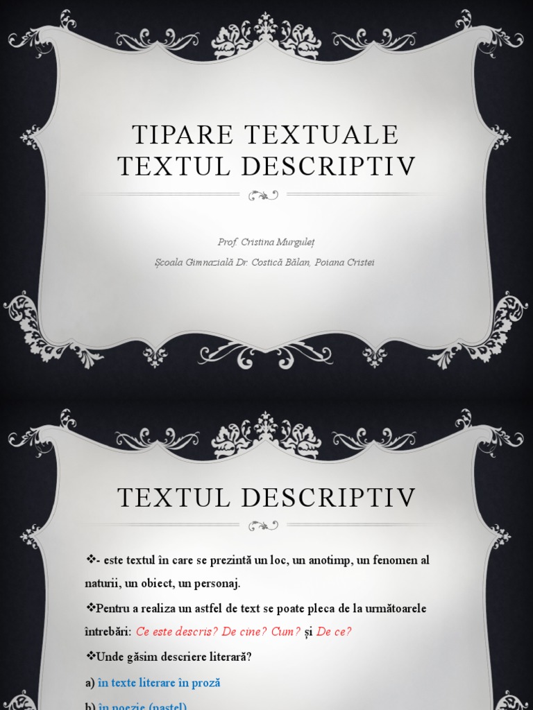 Tipare Textuale. | PDF