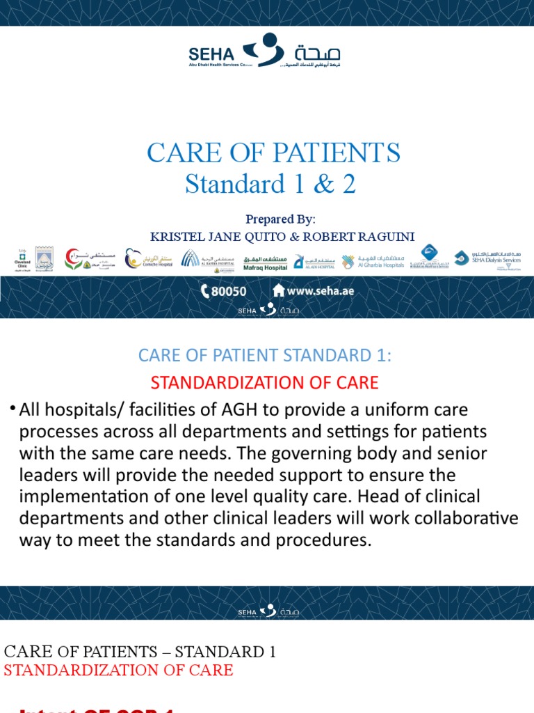 COP 1 and 2 | PDF | Medical Record | Patient