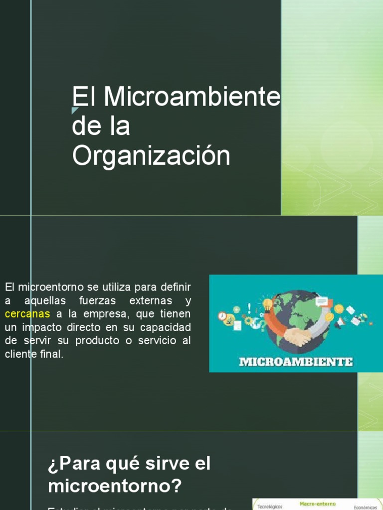 2.2 El Microambiente de La Compañia | PDF | Marketing | Producto (Negocio)