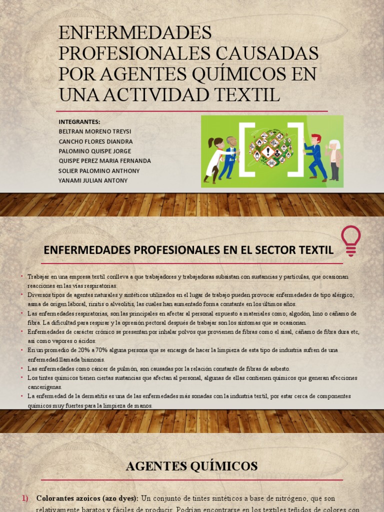 Enfermedades Profesionales Causadas Por Agentes Químicos en Una ...
