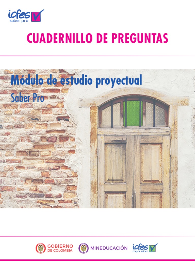 Cuadernillo de Preguntas Estudio Proyectual Saber Pro 2018 | PDF | Escultura