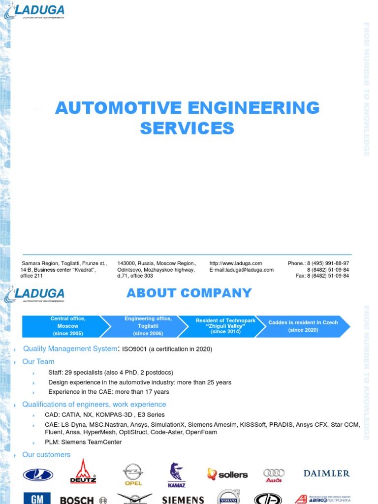 LADUGA Company Presentation 20201020 PDF | PDF | Internal Combustion ...