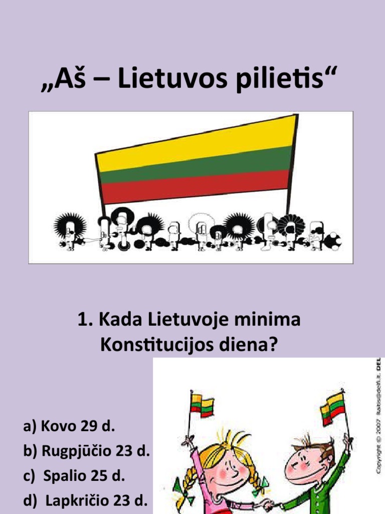 Aš – Lietuvos pilietis redaguotas | PDF