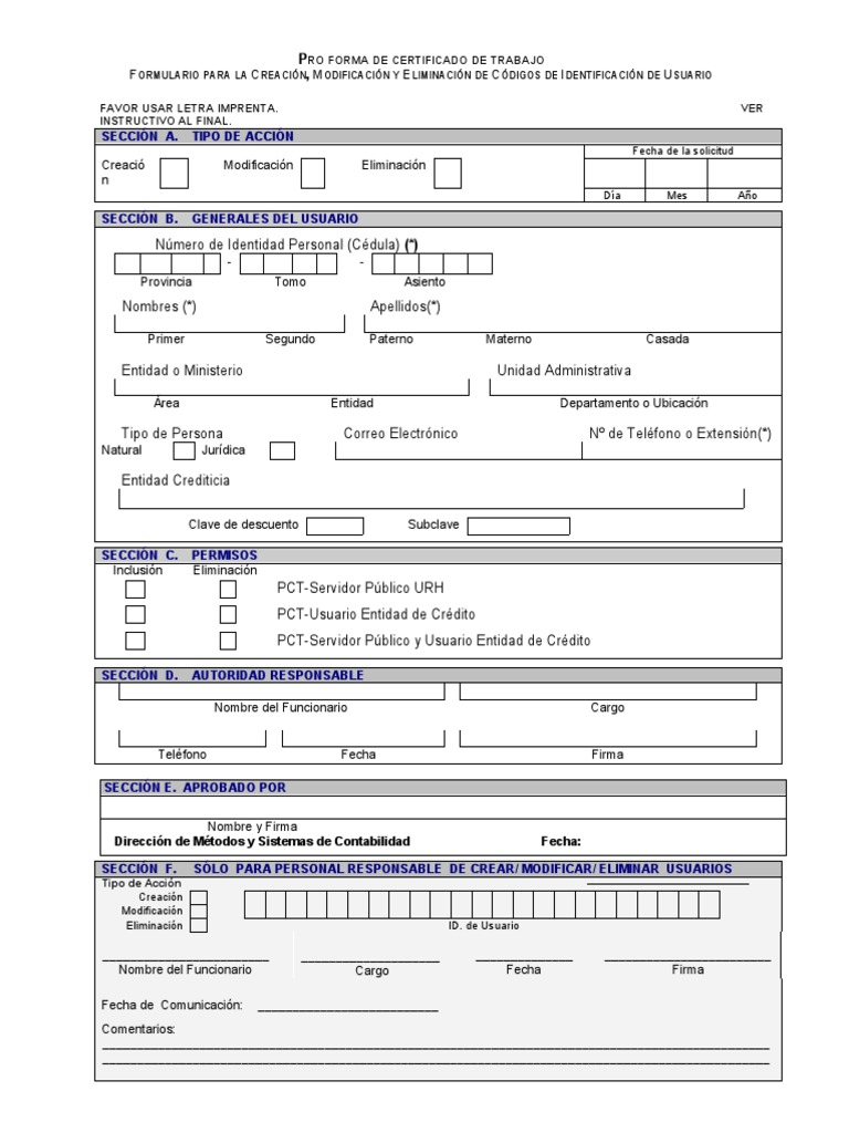 Formulario SSAE - PCT | PDF | Usuario (informática) | Informática