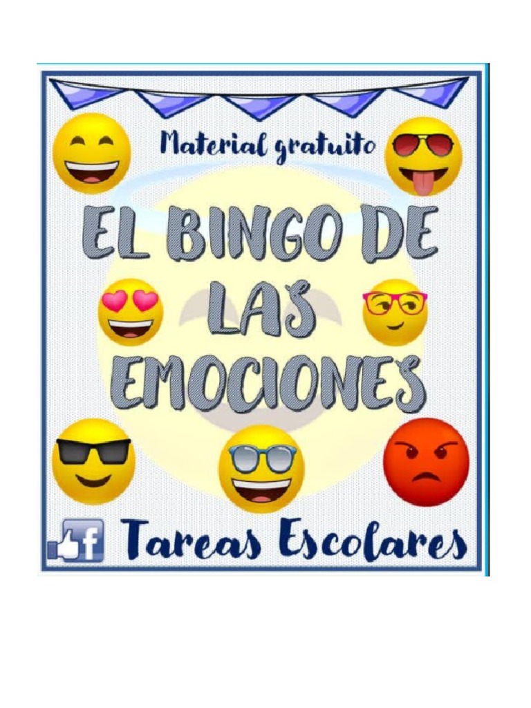 Bingo de Las Emociones | PDF