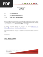 Ejemplo de Circular Informativa | PDF | Business