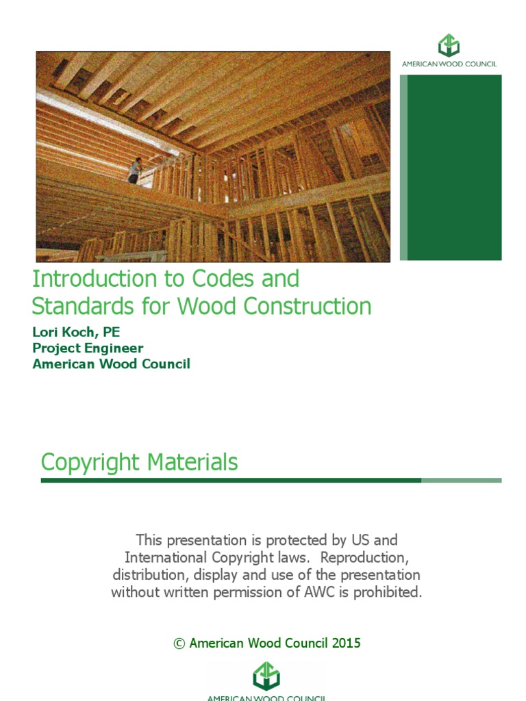 Part AWC-Codes | Download Free PDF | Lumber | Framing (Construction)