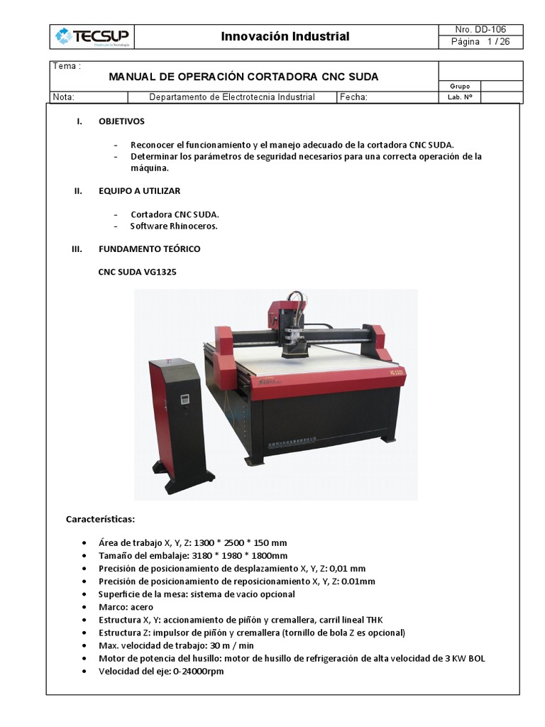 Manual de Operacion CNC | Descargar gratis PDF | Control numerico ...