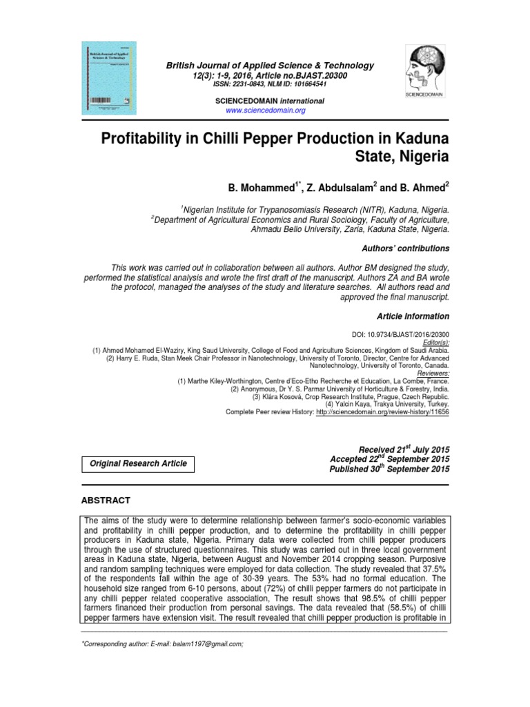 Pepper PDF | PDF | Capsicum | Chili Pepper
