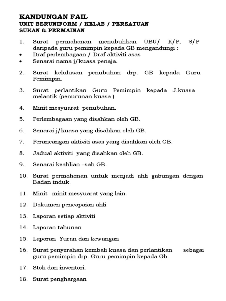 1 Kandungan Fail Pengakap | PDF