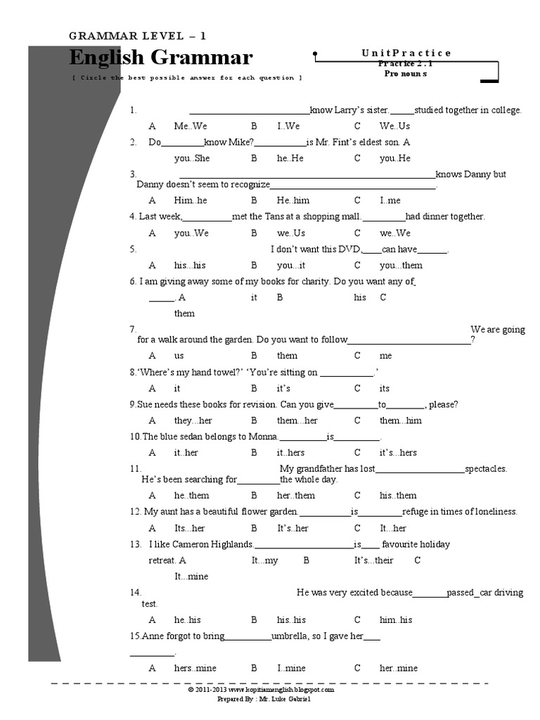 English Grammar | PDF