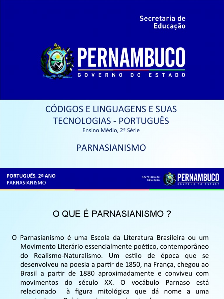 Parnasianismo: A Arte pela Arte | PDF | Realismo (artes) | Poesia