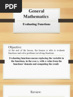 Lesson Plan - Evaluating Functions | PDF | Function (Mathematics ...
